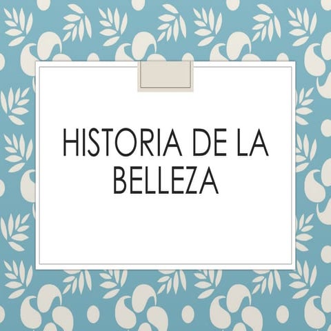 Belleza y fealdad: diferencias y aproximaciones | PPT