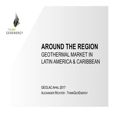 Global Geothermal Development - An Overview, September 2017 | PPTX