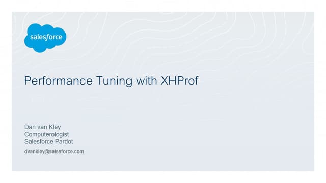 Performance Tuning with XHProf | PPT Performance Tuning with XHProf | PPT