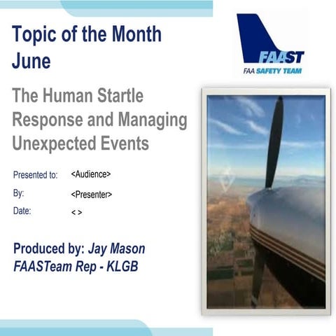 Aviation & Startle Response | PPTX