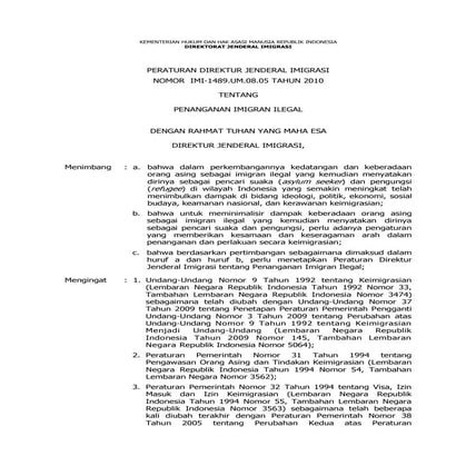 Peraturan Dirjen | PDF