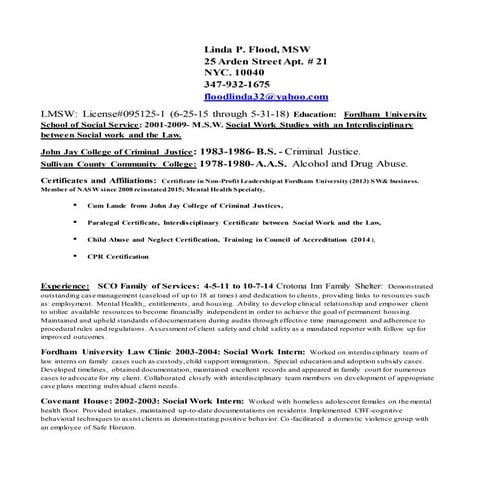 resume long 8-13-15 | DOCX | Legal Services Industry | Industries