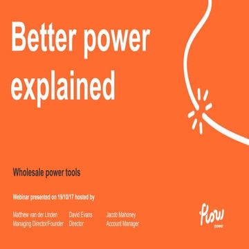 Better Power Explained | PPTX | Power and Energy Industry | Industries