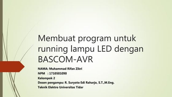 program lampu lalu lintas | PPT