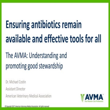 Dr. Michael Costin - Antibiotic Stewardship Update Progress | PPTX