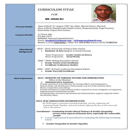 CURRICULUM VITAE | PDF | Education