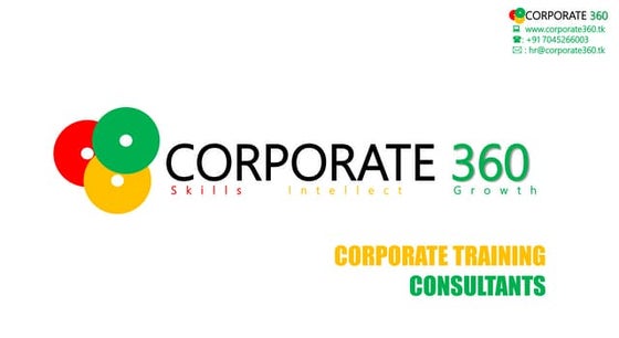 Corporate Training presentations