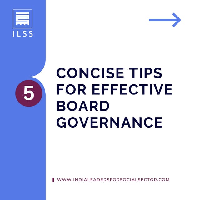 CONCISE TIPS FOR EFFECTIVE BOARD GOVERNANCE | PDF