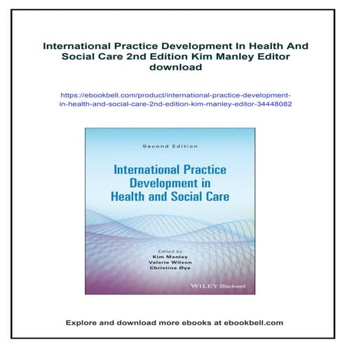 International Practice Development In Health And Social Care 2nd ...