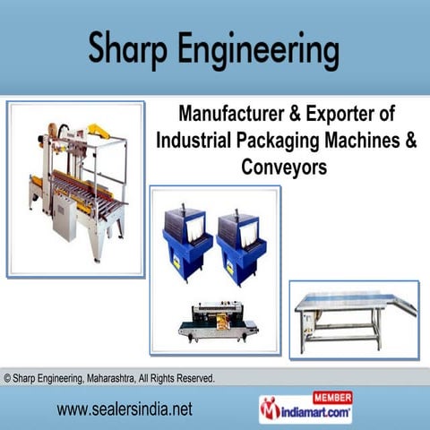 Industrial Strapping Machine by Sharp Engineering Mumbai | PPT