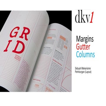 Materi basic margin and grid desain komunikasi visual | PPT