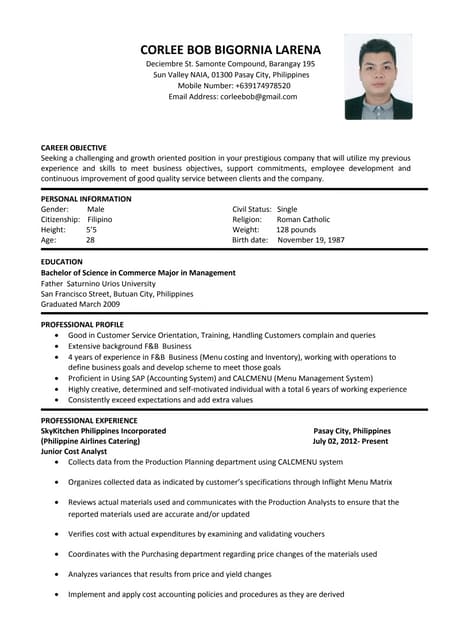 CV of Rodney Ronald Kock Updated | PDF