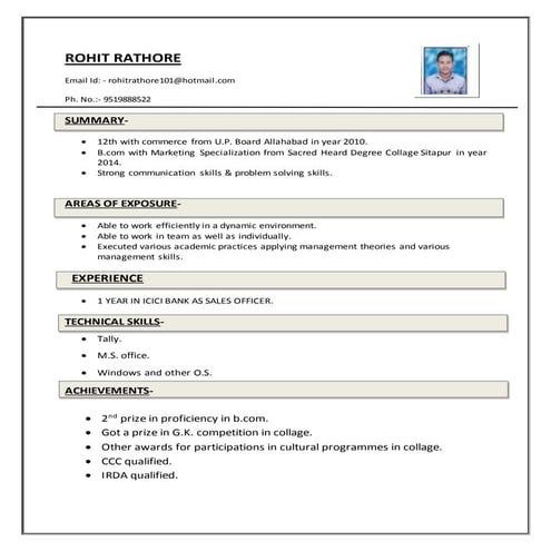 rohit c.v. | DOCX | Business | Business and Finance