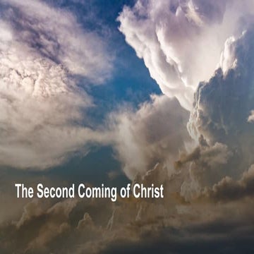 The Second Coming by Pastor Dennis ENGLISH | PPTX