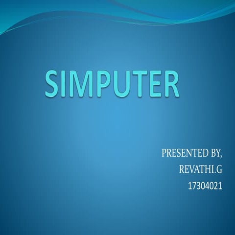 Simputer | PPTX