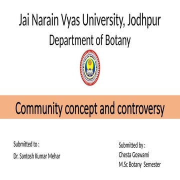 Community Concept And Controversy Pptx