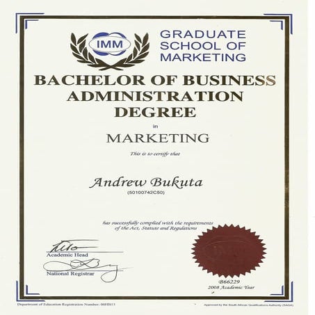 BBA DEGREE | PDF