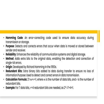 Haming Code operating system computer science.pdf