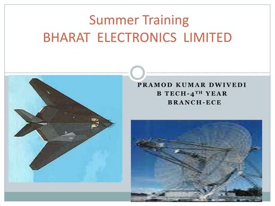 bharat-electronics-limited-ppt | PPTX