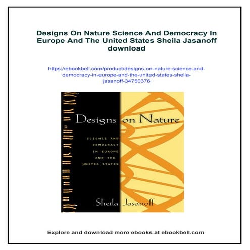 Designs On Nature Science And Democracy In Europe And The United States ...