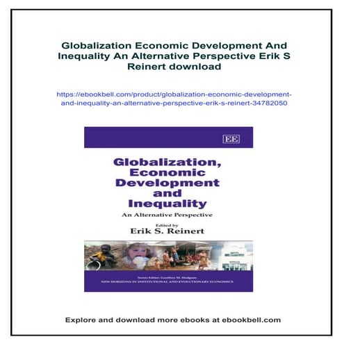 Globalization Economic Development And Inequality An Alternative ...