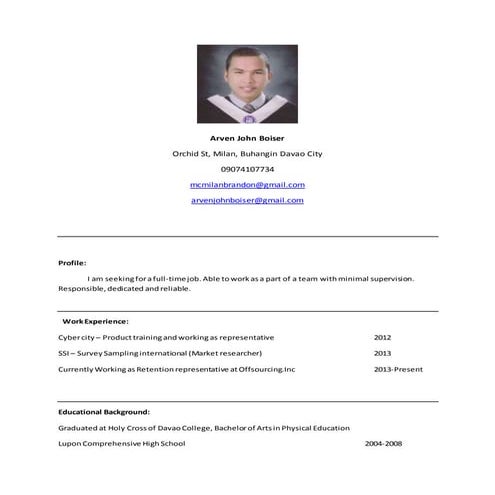 brandon resume final | DOCX