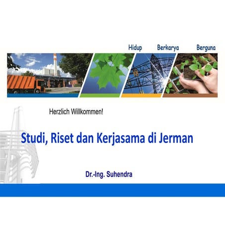 Studi Riset dan Kerjasama di Jerman | PDF