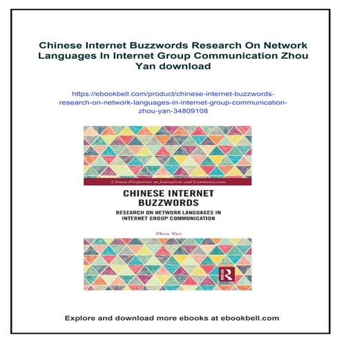 Chinese Internet Buzzwords Research On Network Languages In Internet ...