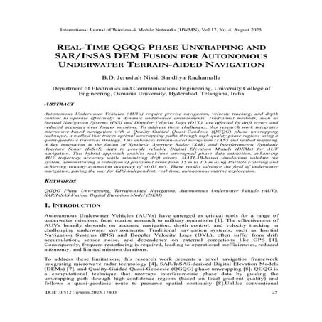 Real-Time QGQG Phase Unwrapping and SAR/INSAS DEM Fusion for Autonomous ...