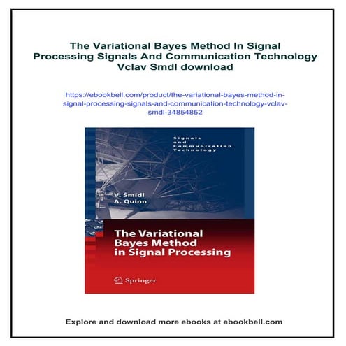 The Variational Bayes Method In Signal Processing Signals And