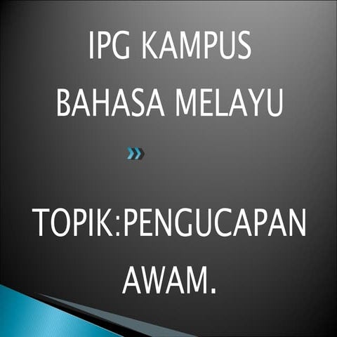 Pengucapan awam | PPT