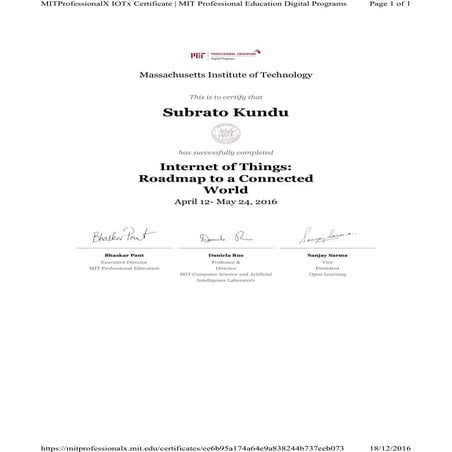 MIT IOT | PDF | Internet | Computing