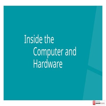 inside the computer and hardware full english | PPTX