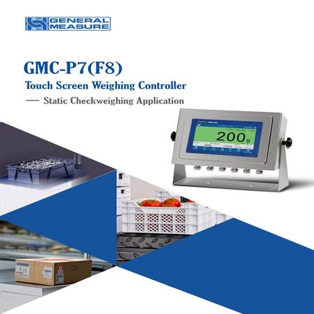 touch screen weighing controller - general measure | PDF