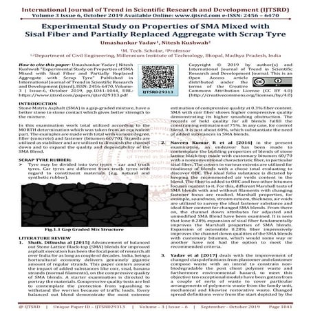 Experimental Study on Properties of SMA Mixed with Sisal Fiber and ...
