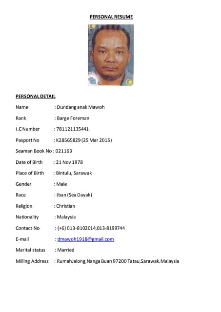 CURRICULUM VITAE Michael - Copy | DOC