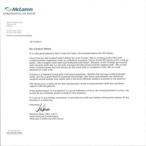Letter of Rec-Dr. Shah | PDF