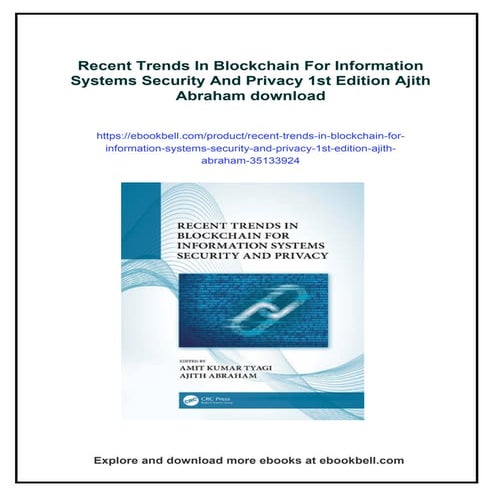 Recent Trends In Blockchain For Information Systems Security And ...