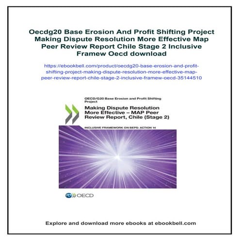 Oecdg20 Base Erosion And Profit Shifting Project Making Dispute ...