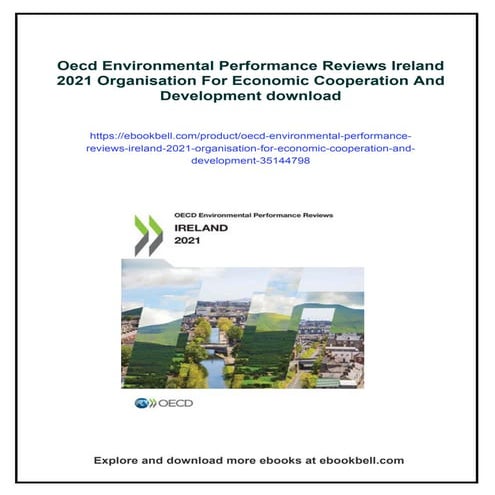 Oecd Environmental Performance Reviews Ireland 2021 Organisation For ...