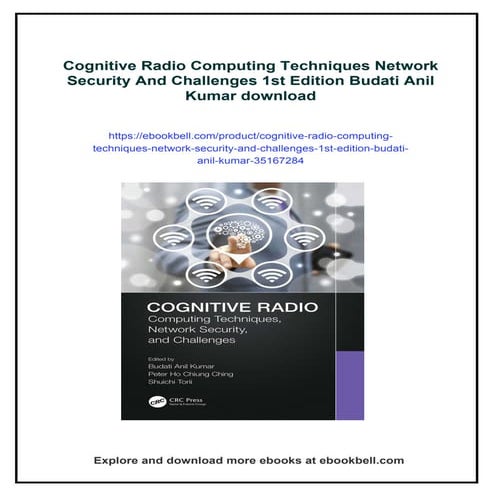 Cognitive Radio Computing Techniques Network Security And Challenges ...