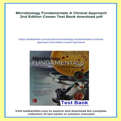 Microbiology Fundamentals A Clinical Approach 2nd Edition Cowan Test ...