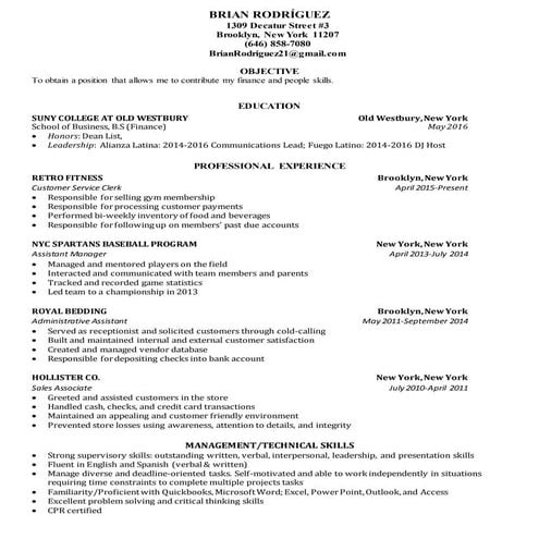 Brian Rodriguez Resume | DOCX