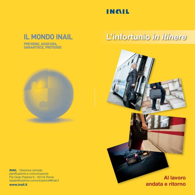 176 2016 - inail pieghevole-infortunio-in-itinere | PDF
