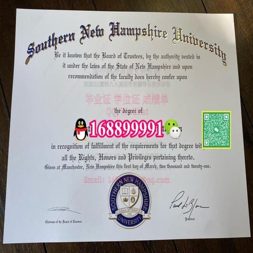 Southern New Hampshire University degree offer diploma Transcript | PDF