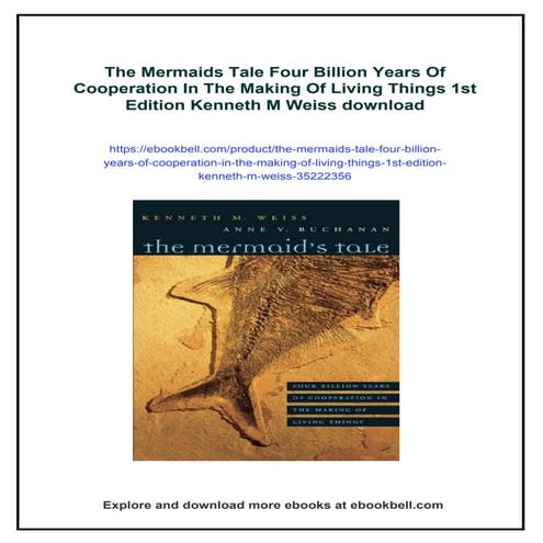 The Mermaids Tale Four Billion Years Of Cooperation In The Making Of ...