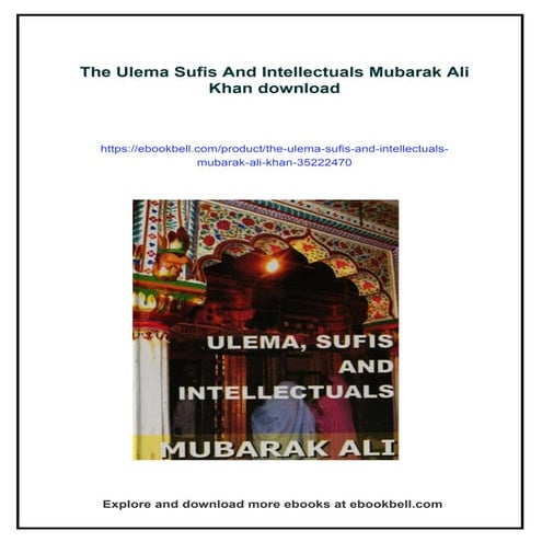 The Ulema Sufis And Intellectuals Mubarak Ali Khan | PDF