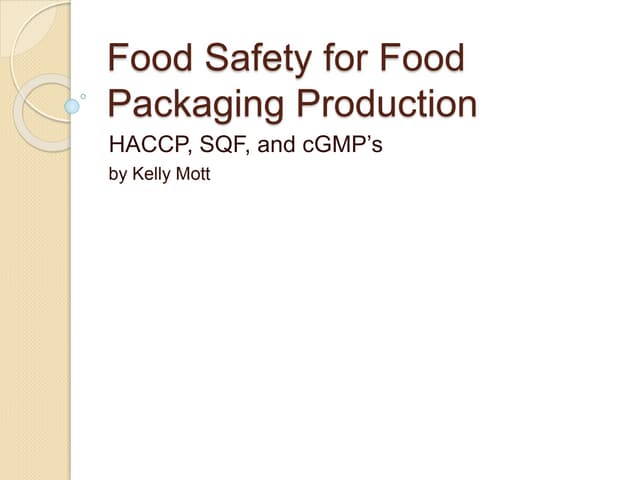 Basics of FDA GMP Training | PPT