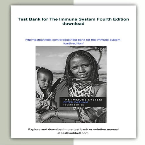 Test Bank for The Immune System Fourth Edition | PDF