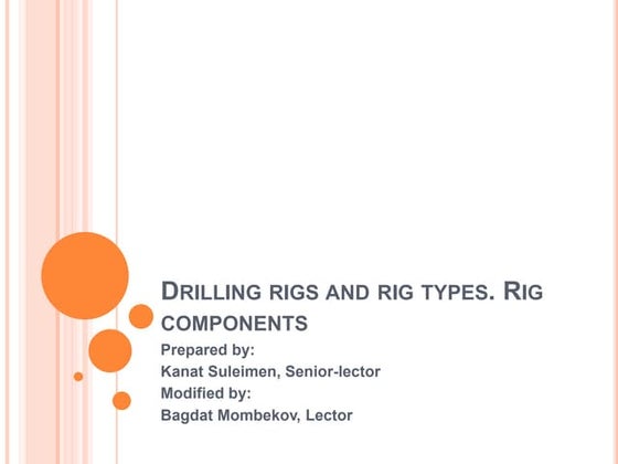 PRINCIPLES BEHIND THE ROTARY-SYSTEM OF A DRILLING RIG | PPT